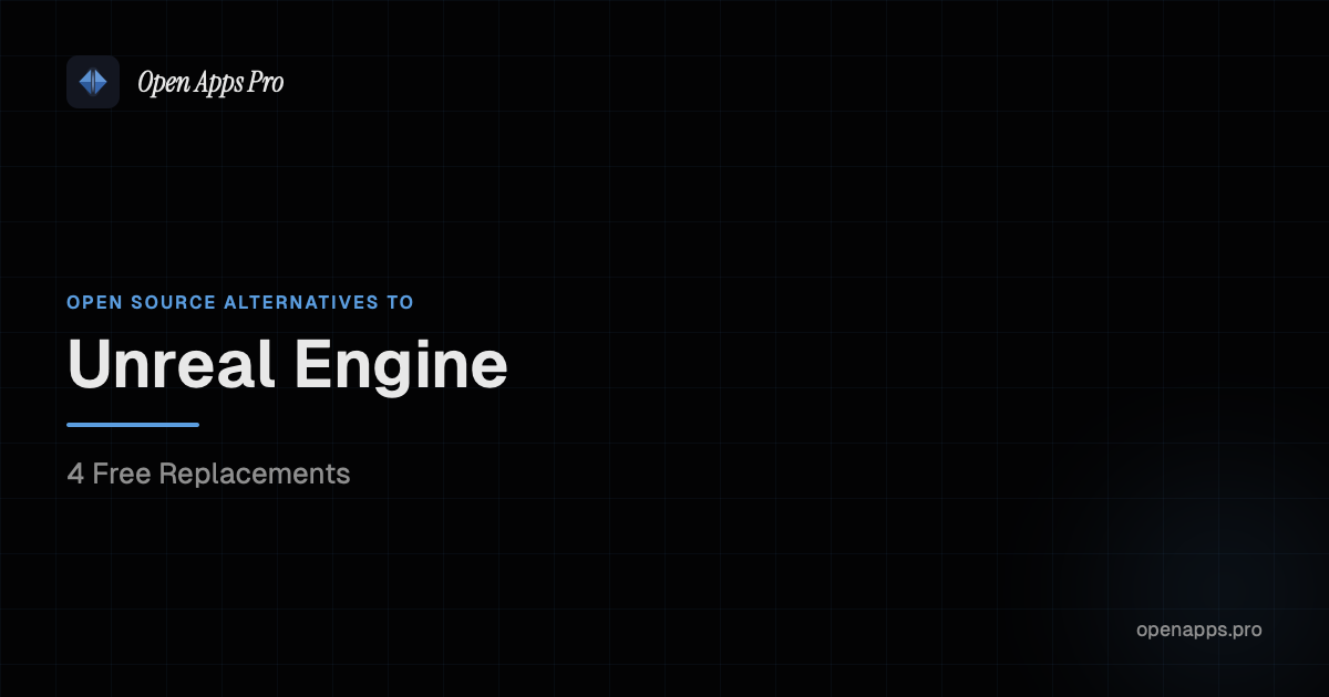 Unreal Engine Alternatives - Open Source 3D Game Engines