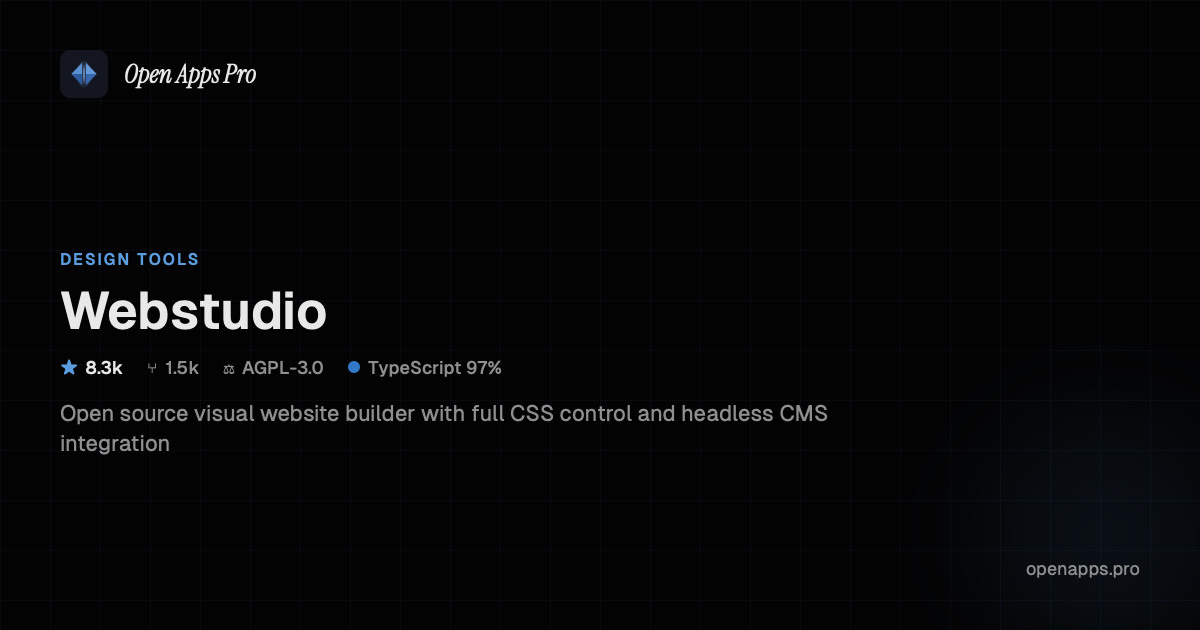 Webstudio: Open Source Webflow Alternative for Developers
