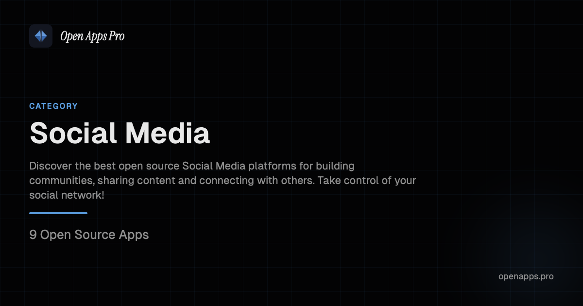 Best Open Source Social Media Tools For Startups | Open Apps